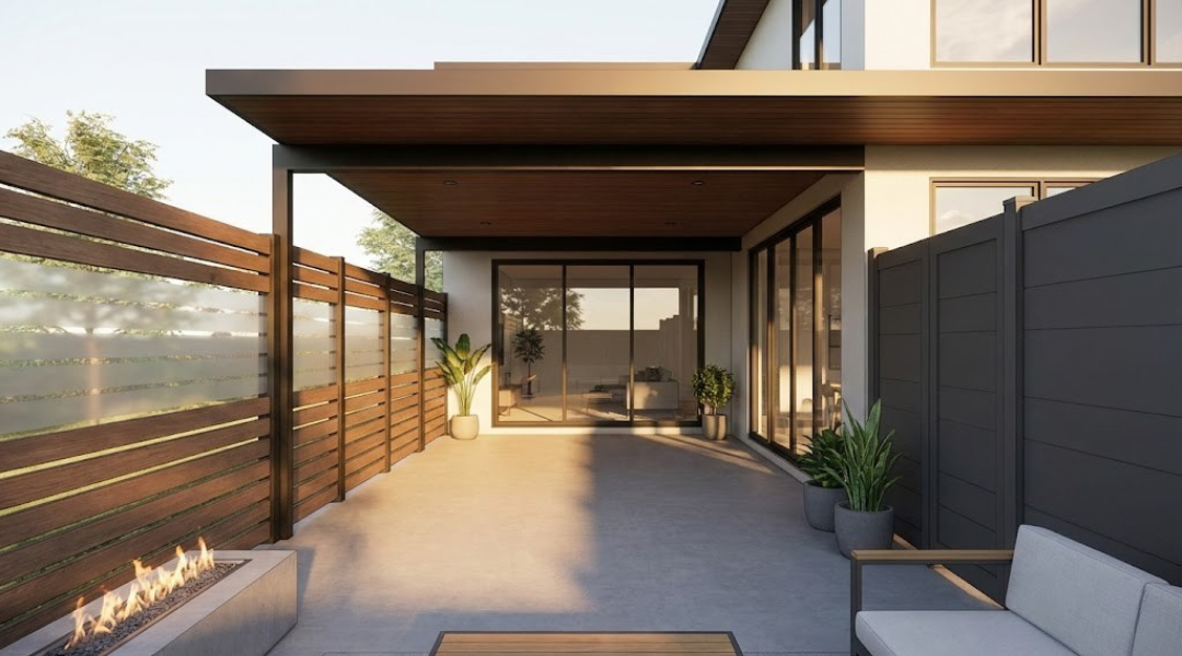 Modern Fence and Outdoor Living Design Ideas That Flow