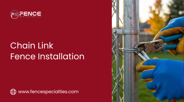 Installing a Chain Link Fence: Framework, Mesh, and Tension