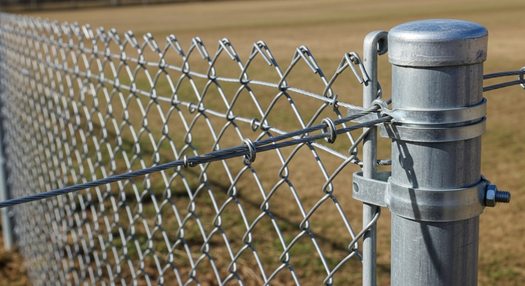 Installing a Chain Link Fence: Framework, Mesh, and Tension